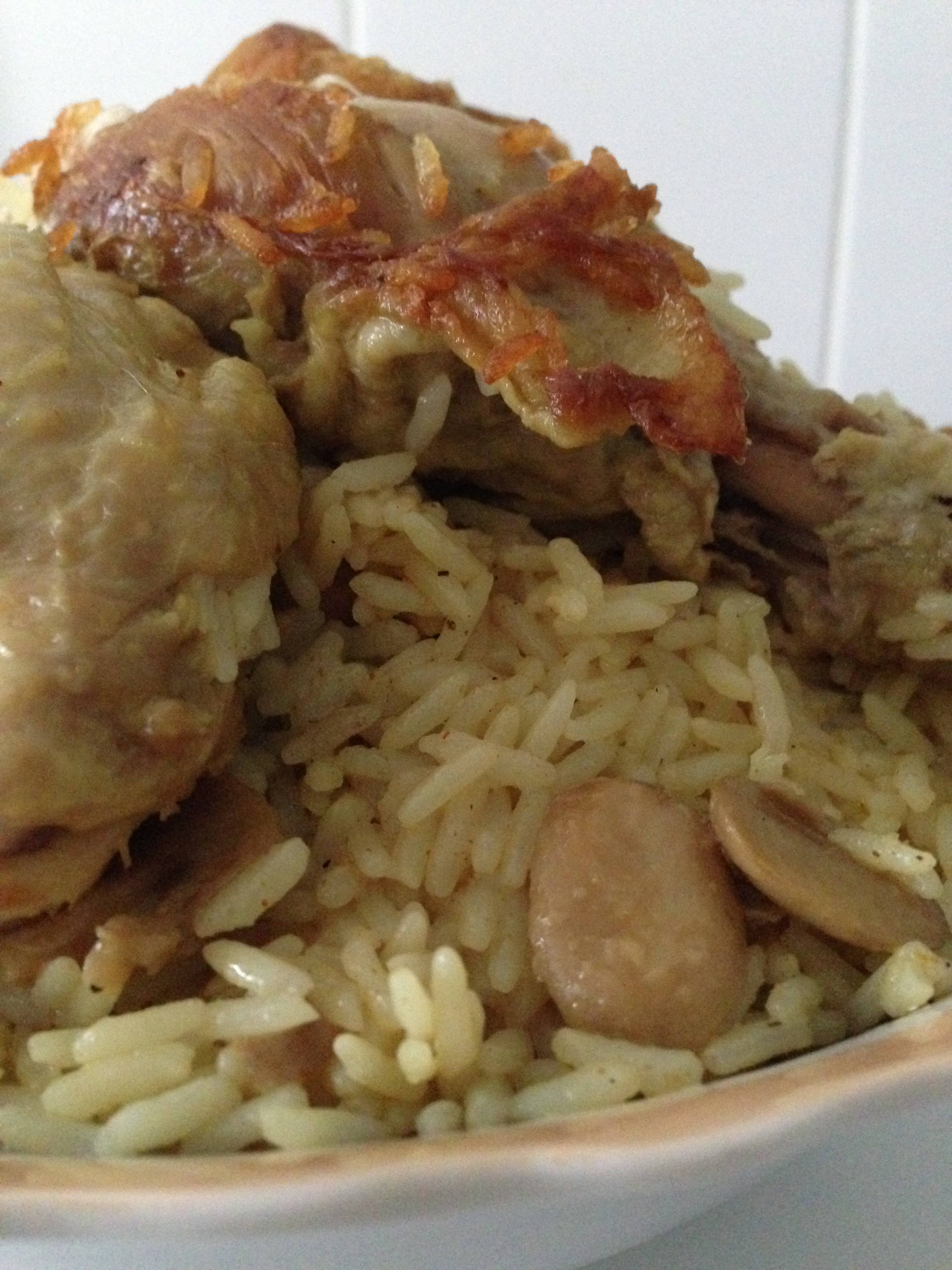 Riz au poulet et champignon - Famoh - Blog culinaire et recettes de ...