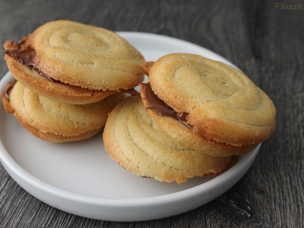 Biscuit fourré chocolat - Famoh - Blog culinaire et recettes de cuisine ...