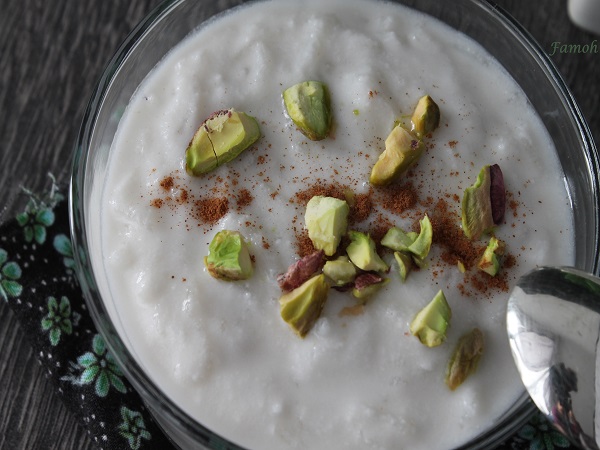 Riz au lait instant pot - Famoh - Blog de recettes simples et faciles