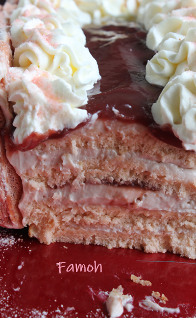 Génoise à la crème de framboise - Famoh - Blog de recettes simples et ...